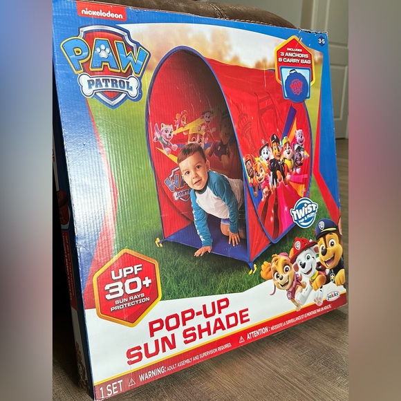 Nickelodeon | Other | Paw Patrol Pop Up Sun Shade With Carry Bag ...